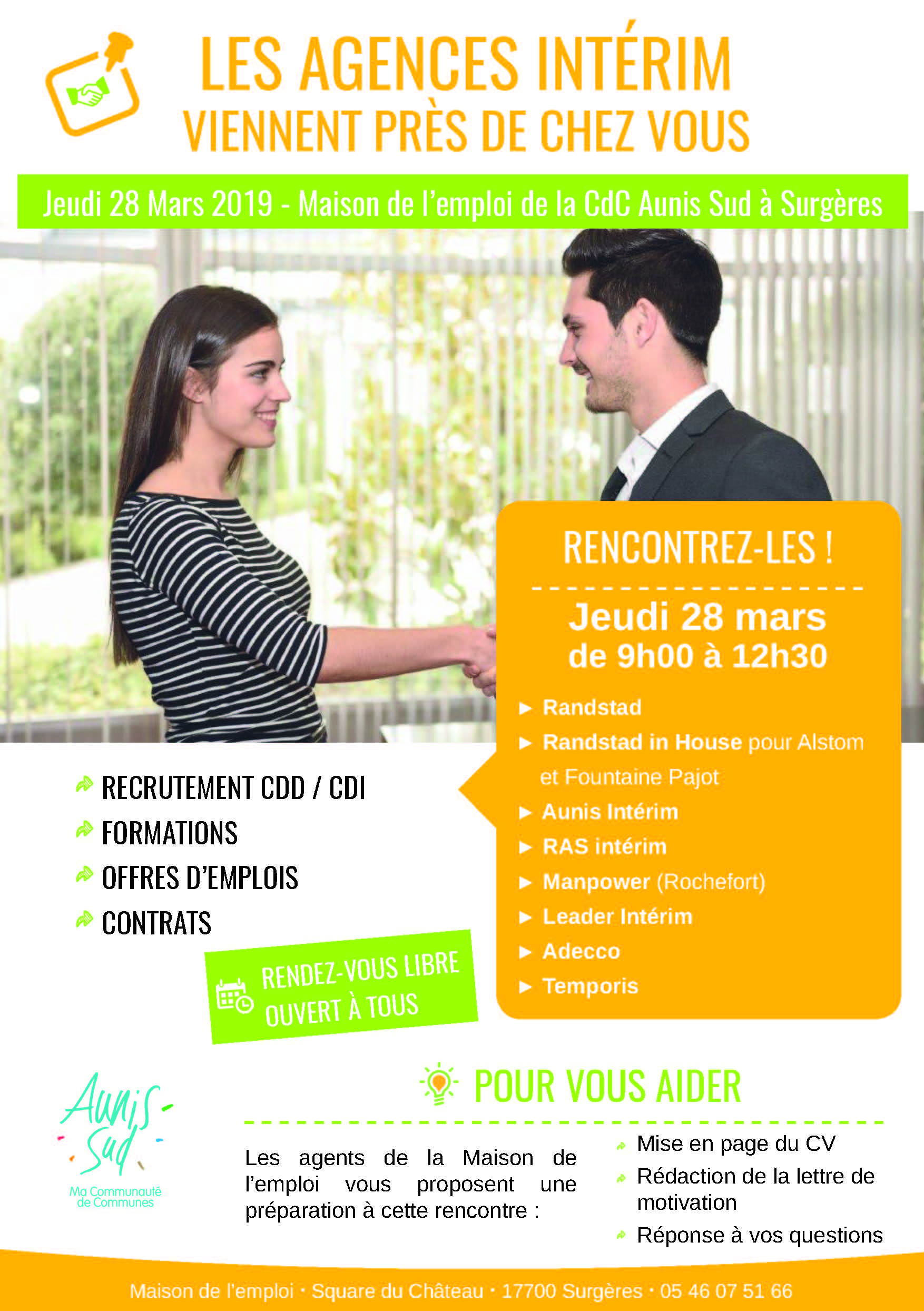 Les agences intérim viennent près de chez vous.... - Espace Régional d ...