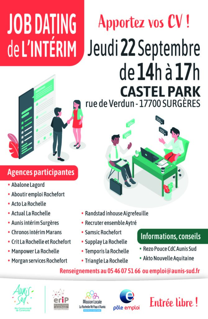 JOB DATING de L’INTÉRIM - Espace Régional d'Information de Proximité du ...
