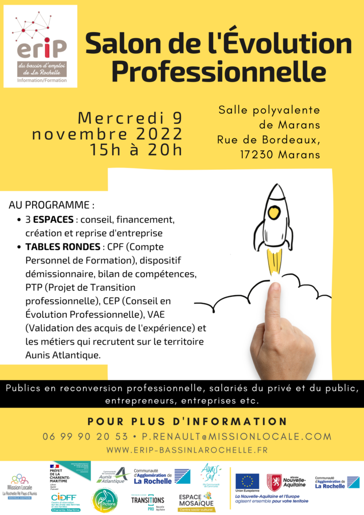 Salon de l'évolution professionnelle - Espace Régional d'Information de Proximité du bassin d ...